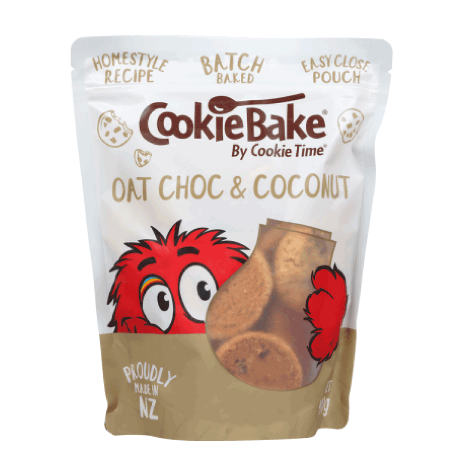 400g Cookie Bake Oat Choc and Coconut Cookies – Munchtime