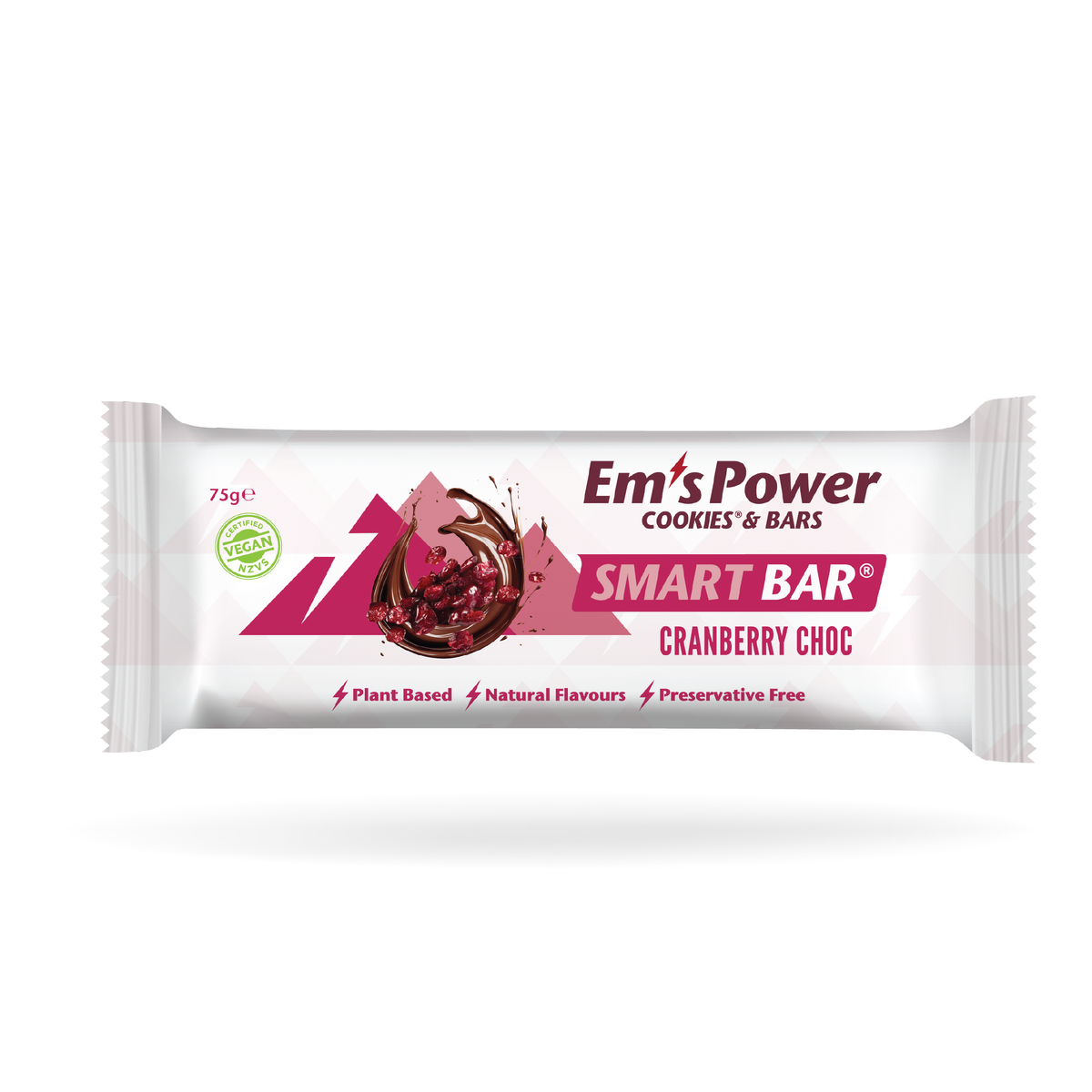 Cranberry Choc 75g Em's Smart Bar – Munchtime