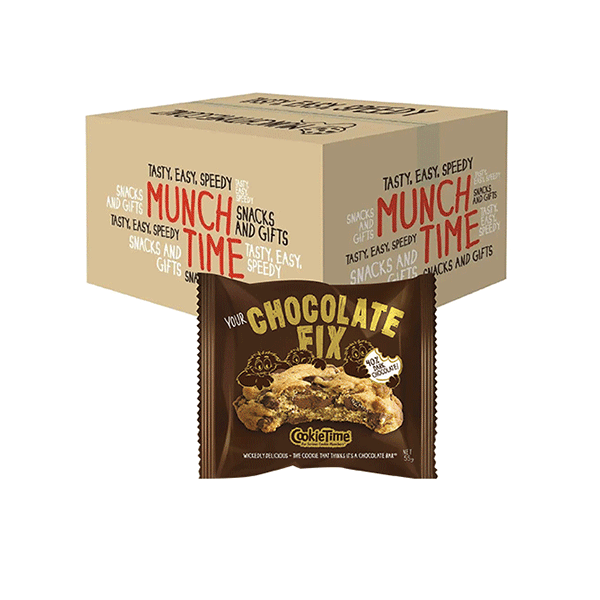 Full Carton (126 Units) - Chocolate Fix 55g Cookie Time Cookies – Munchtime