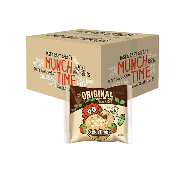 Full Carton (63 units) - Original PLANT BASED Chocolate Chunk 60g Cook ...