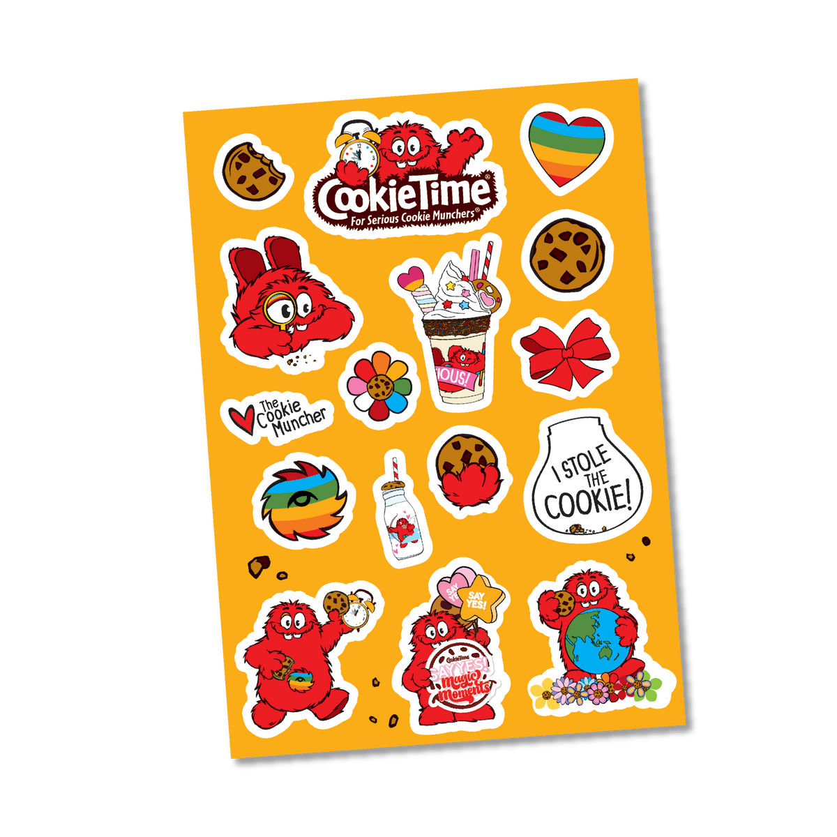 Cookie Muncher Sticker Pack – Munchtime