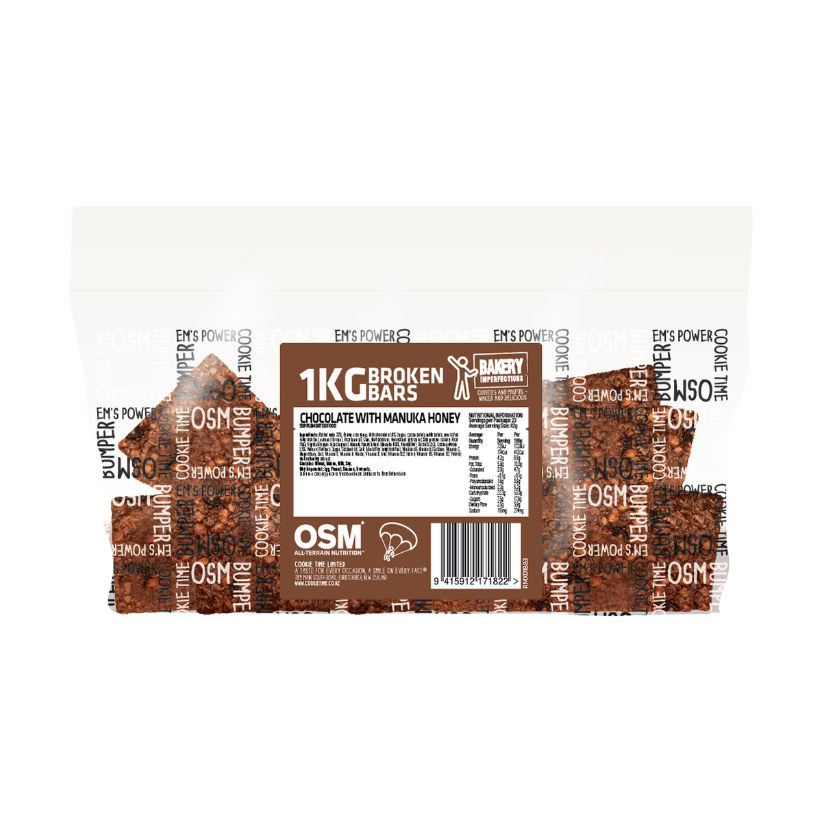1kg OSM Chocolate With Manuka Honey Broken Bars - Bakery Imperfections ...